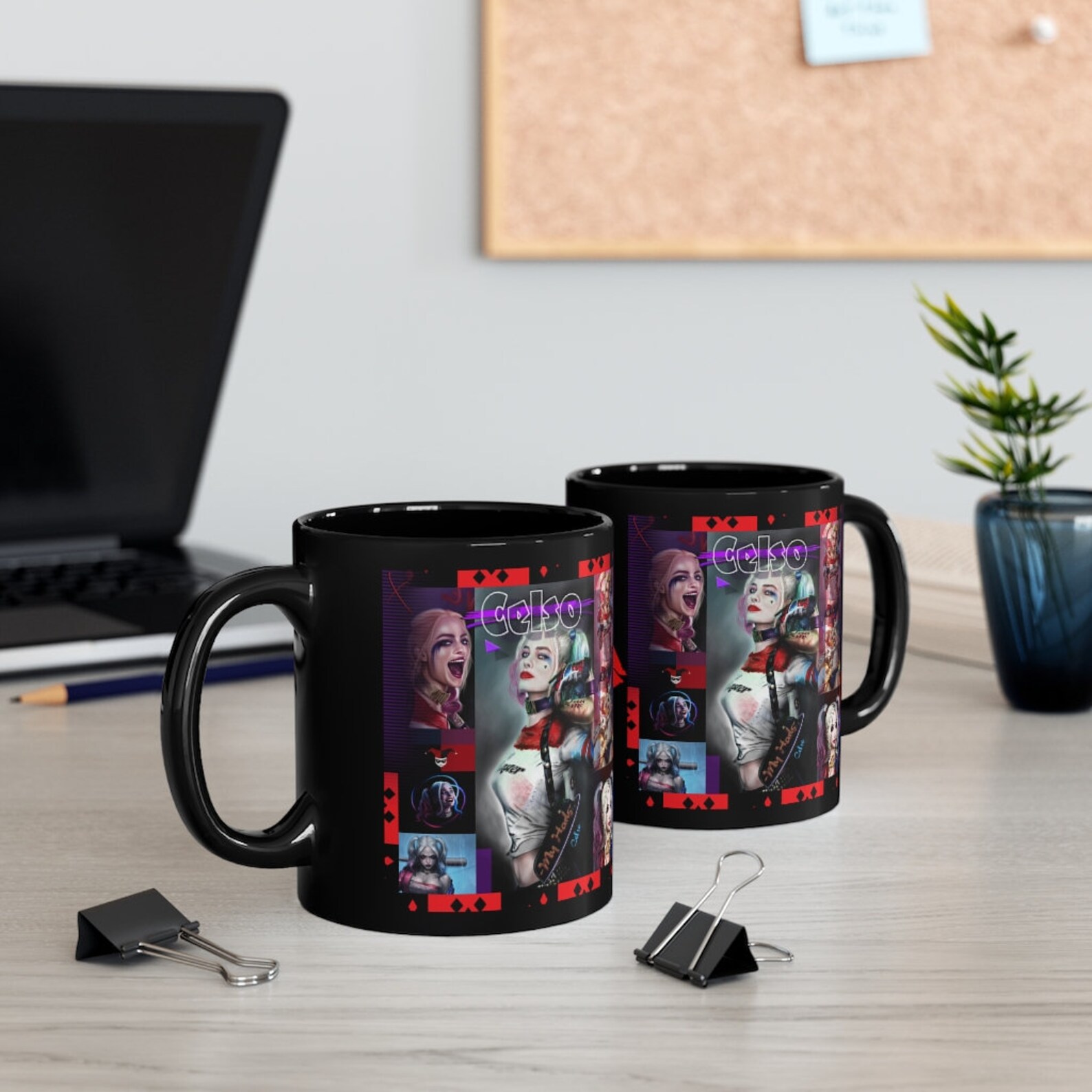 Harley Quinn Mug Personalized Harley Quinn Coffee Mug - Etsy