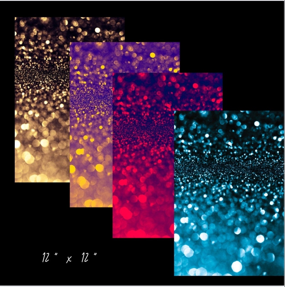 21 Metallic Glitter Digital Paper, Scrapbook Paper, Metallic Foil ...