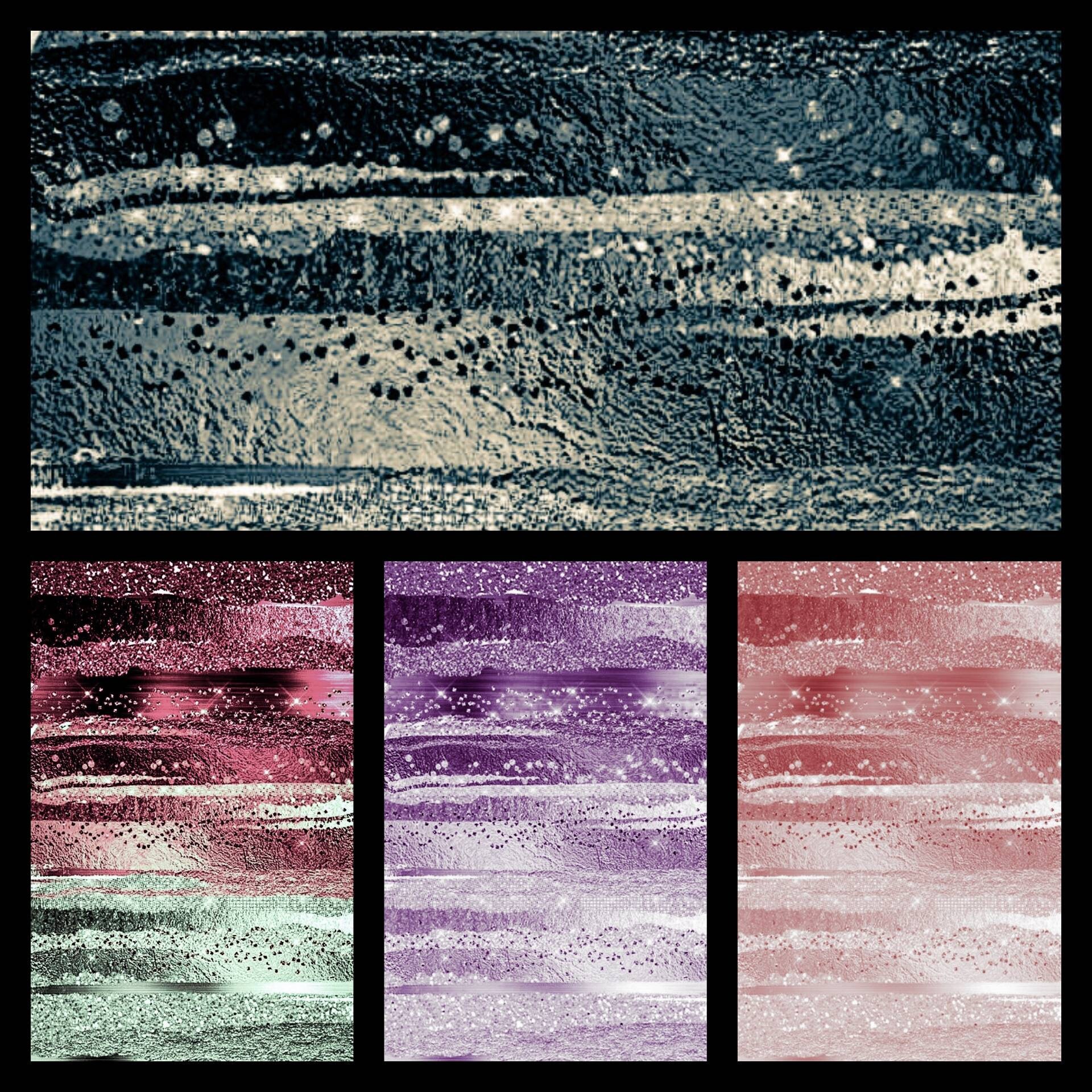 Ombre Glitter Digital Paper , Ombre Digital Paper, Rainbow Ombre ...