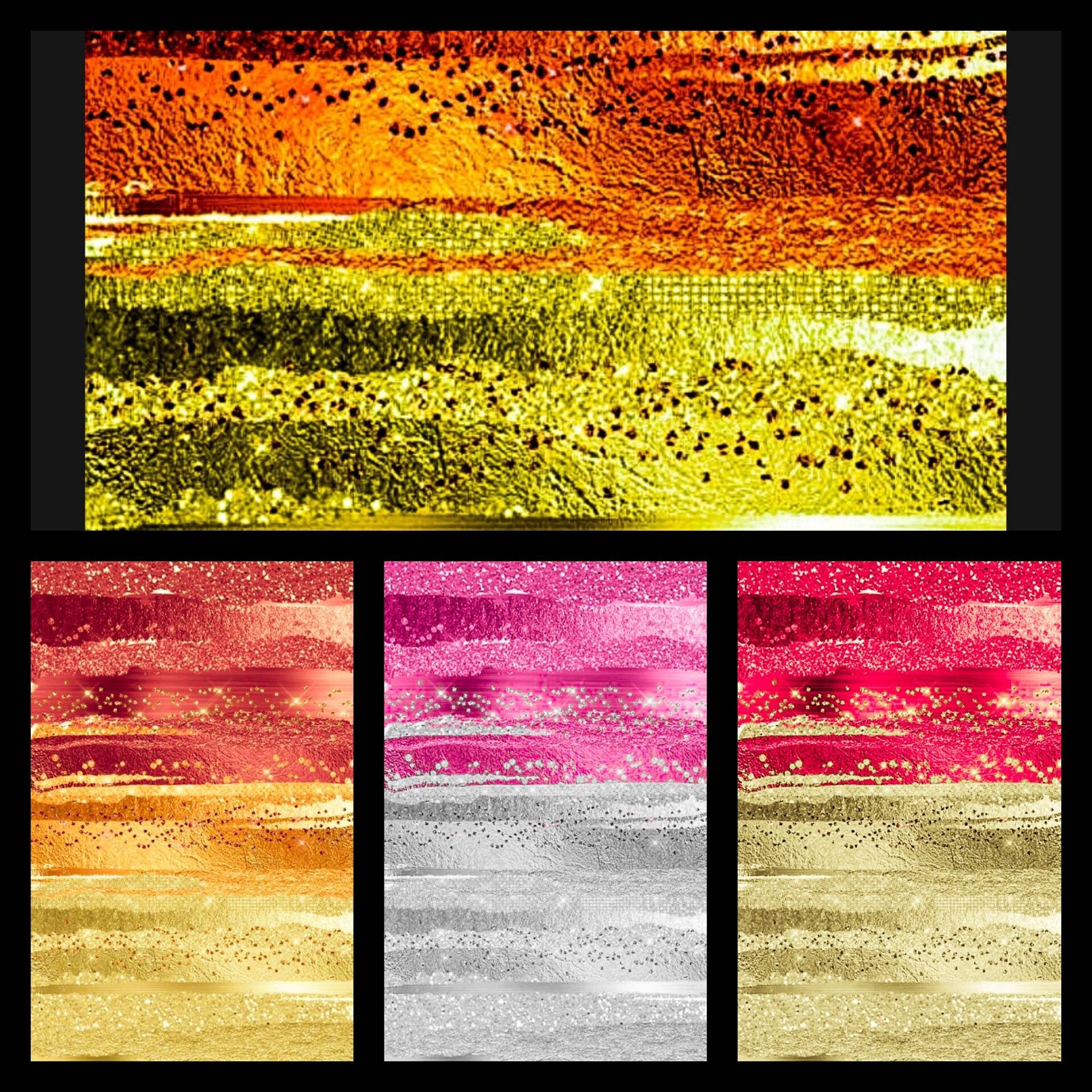 Ombre Glitter Digital Paper , Ombre Digital Paper, Rainbow Ombre ...