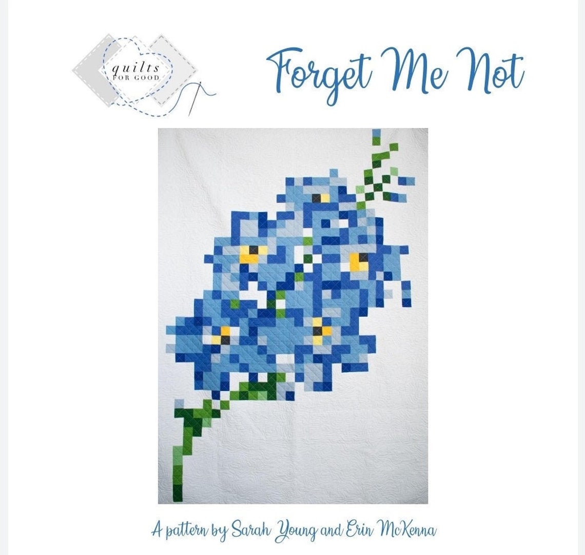 Forget Me Not Quilt - Digital Pattern - Etsy