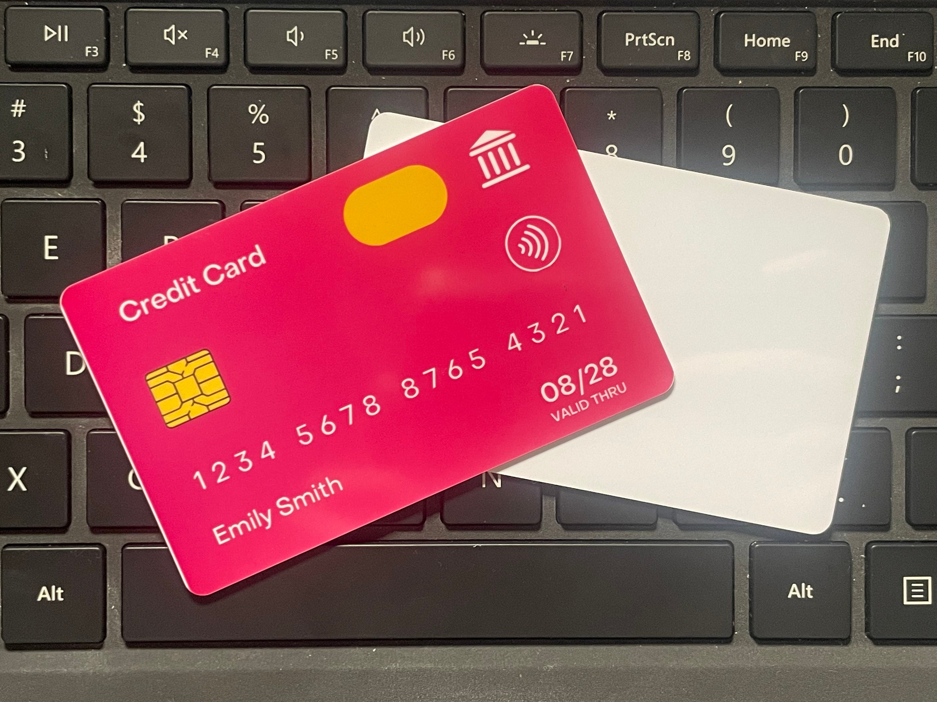 Custom Kid Play Credit Card | Play Bank Card | Make Believe Bank Card ...