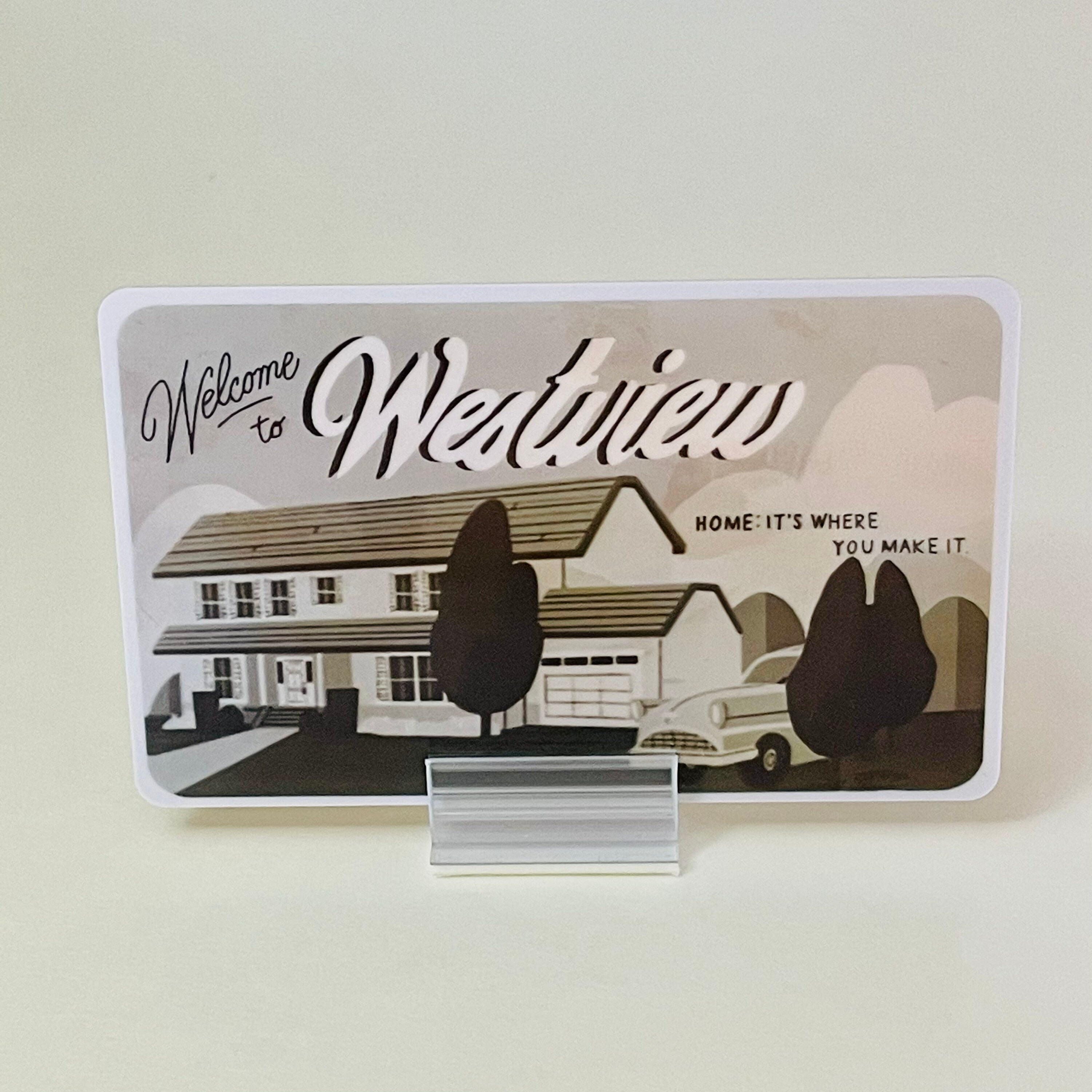 Wandavision Westview City Sign - Etsy