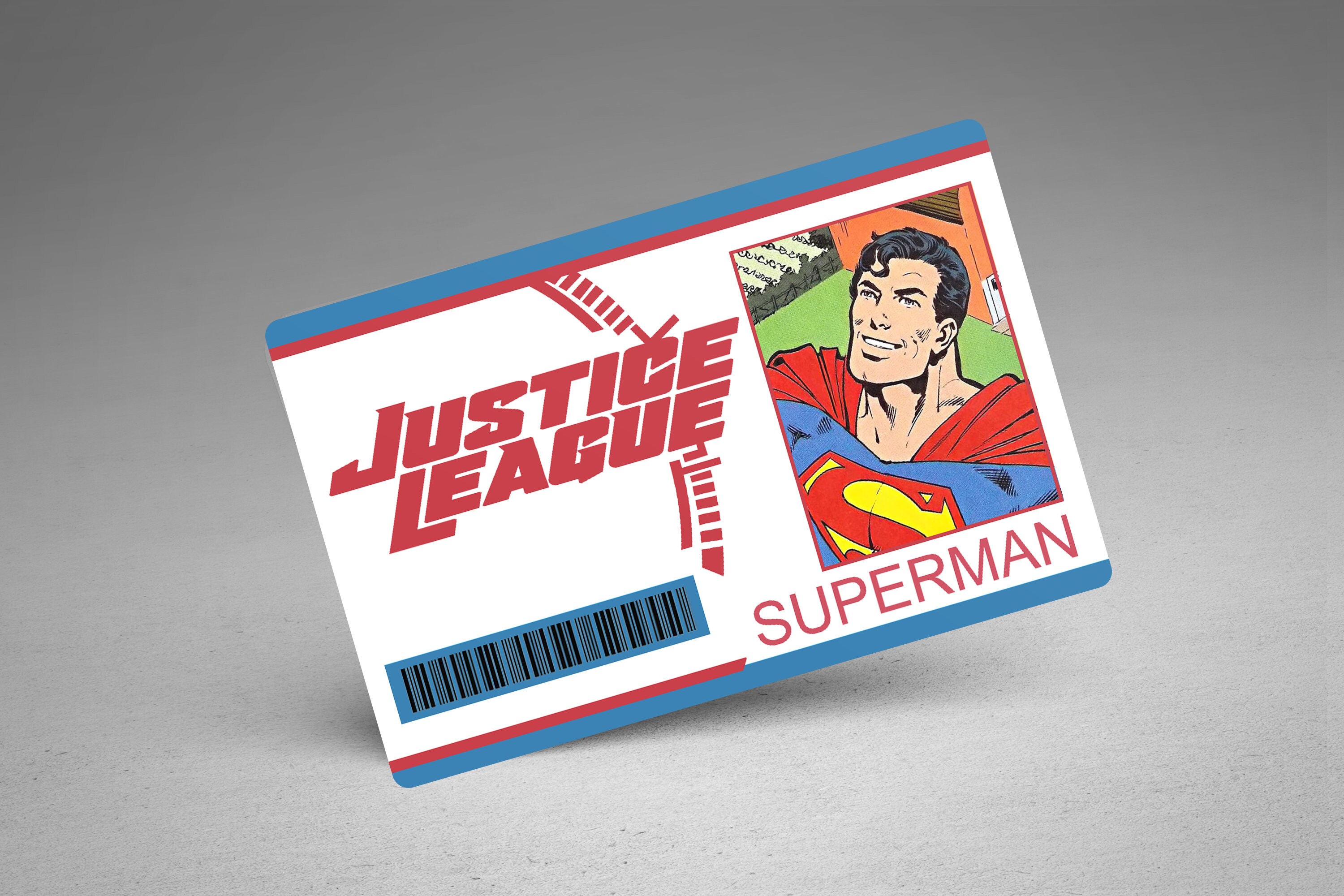 Justice League ID Badge DC Comics Batman Superman Aquaman the Flash ...