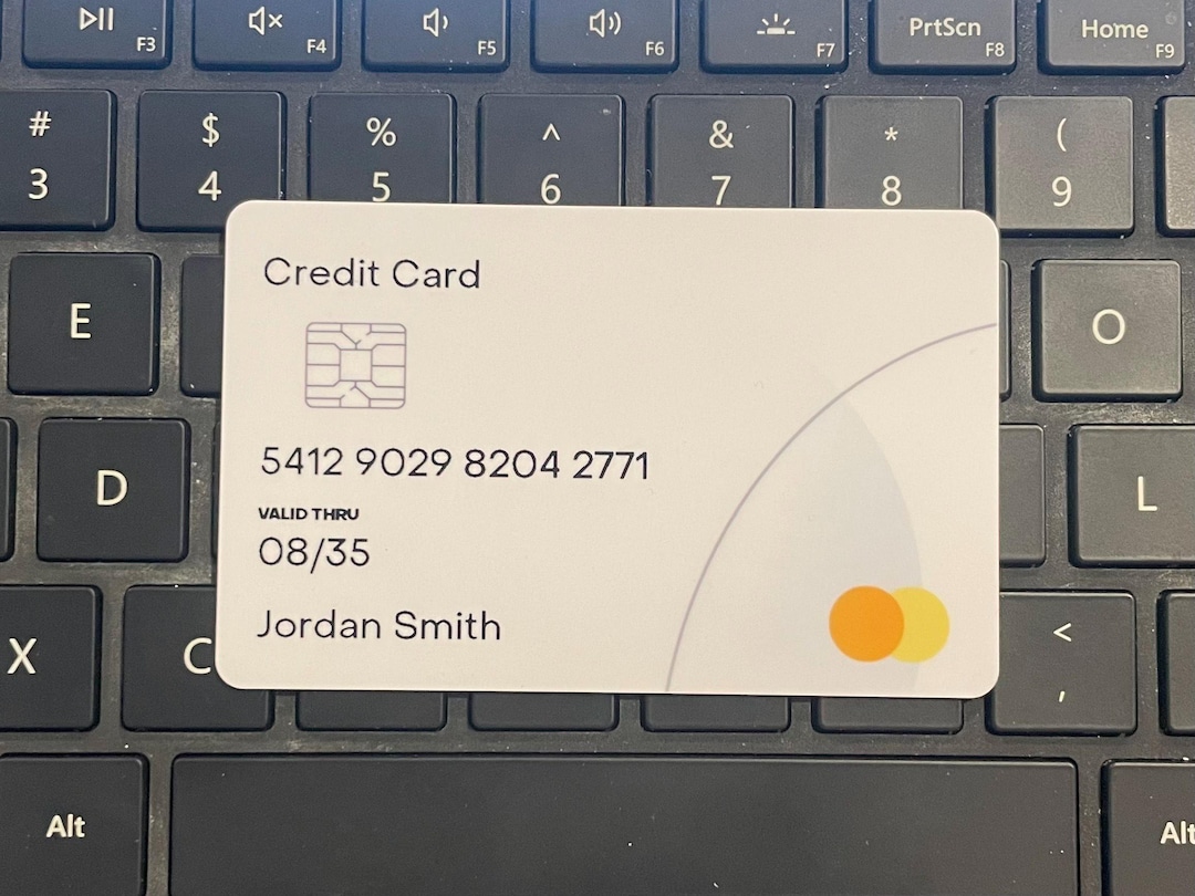 Custom Kid Play Credit Card | Play Bank Card | Make Believe Bank Card ...