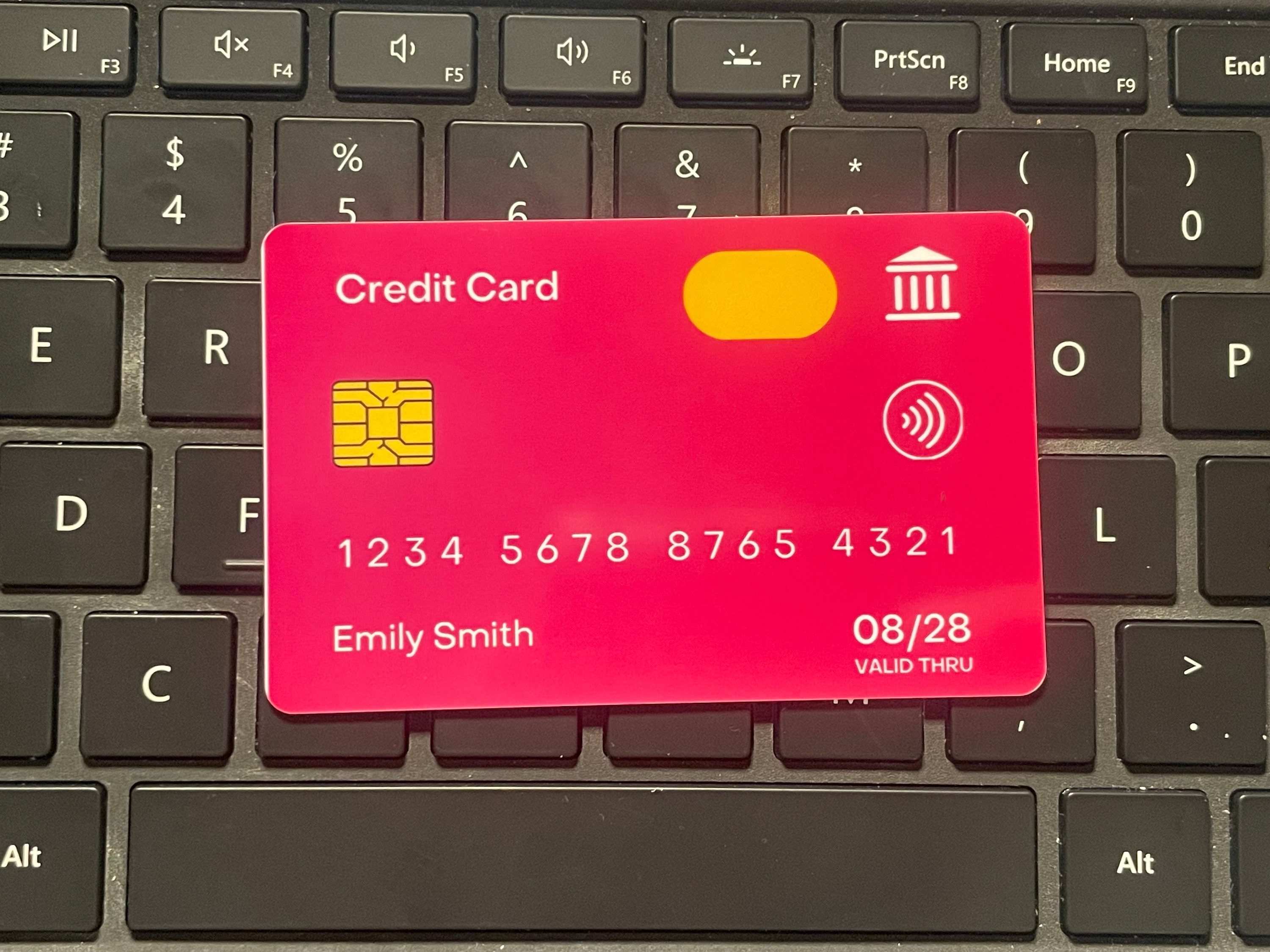 Custom Kid Play Credit Card | Play Bank Card | Make Believe Bank Card ...