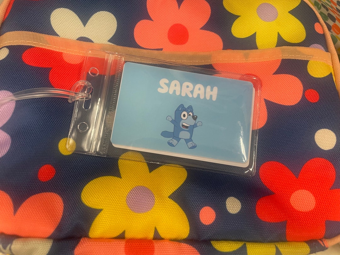 Bluey Lunch Box Tag Personalizable | Bluey Lunch Box Gift | Bluey Name ...