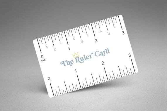 Ruler Wallet Card Useful Card for Wallet Wallet Accessory - Etsy