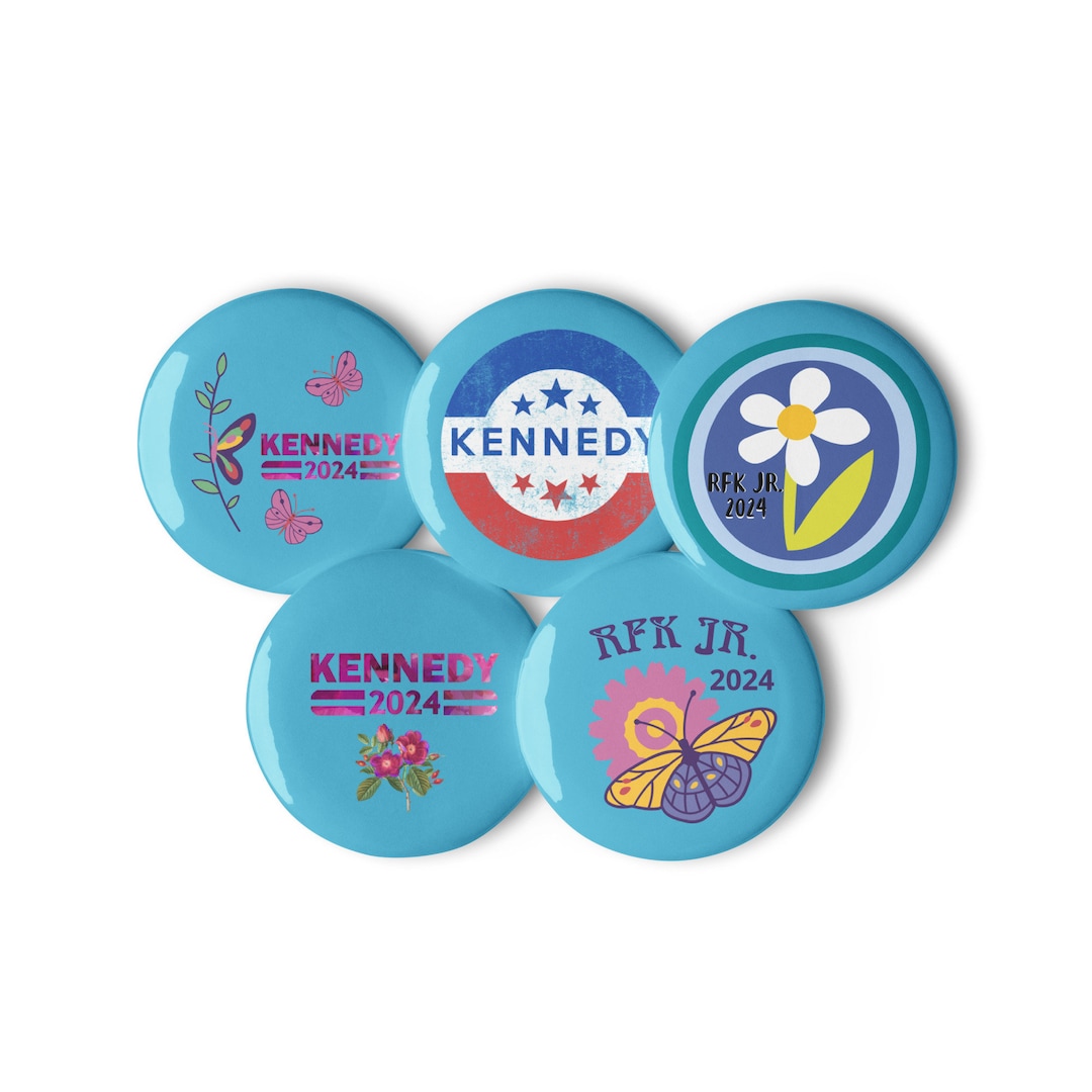Robert Kennedy Jr, RFK Jr Campaign Buttons Pins - Etsy
