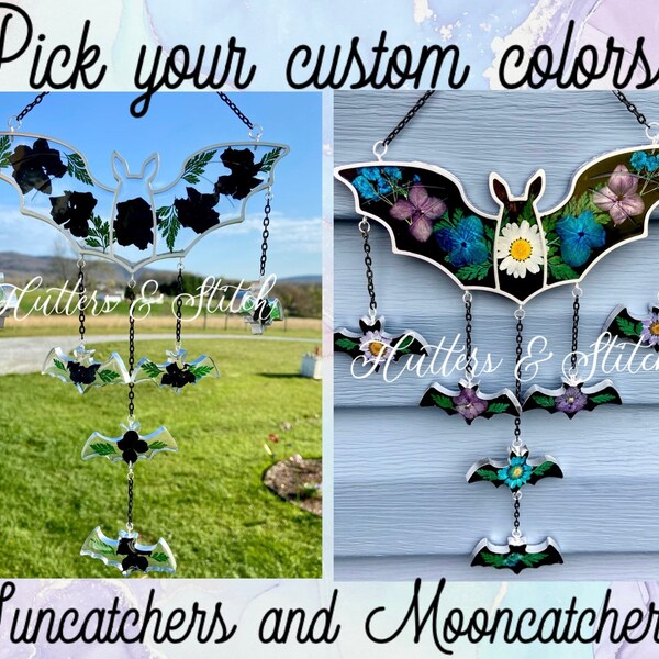 Bat Suncatcher - Etsy