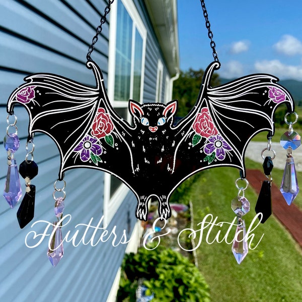 Bat Suncatcher - Etsy