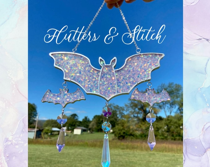 Bat Suncatcher - Etsy