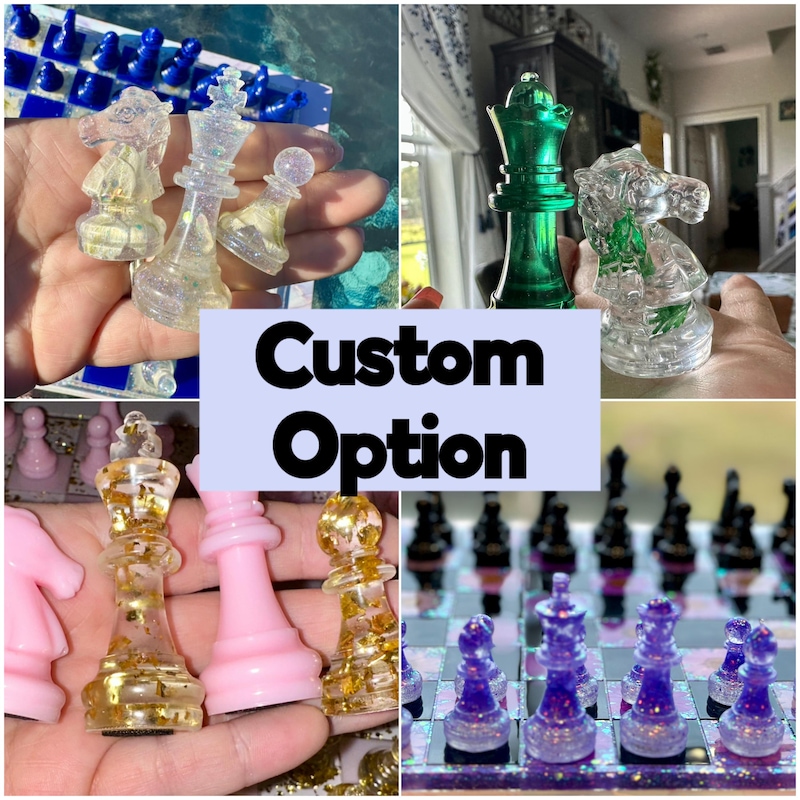 Custom Chess Pieces - Etsy