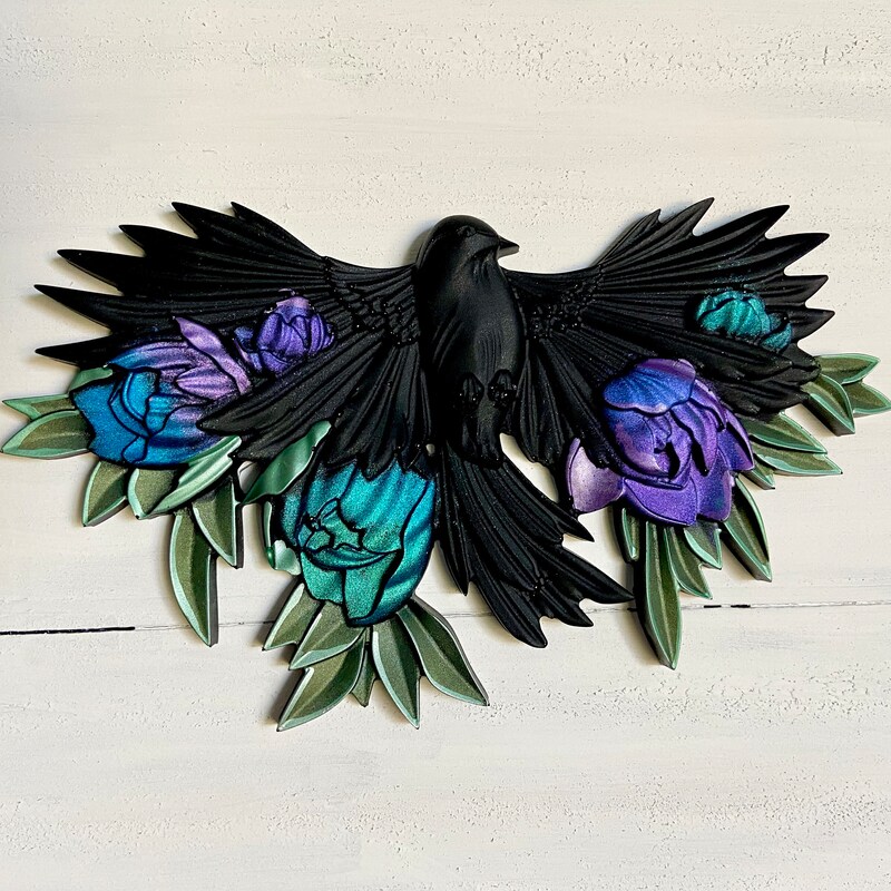 Raven Wall Decor - Etsy