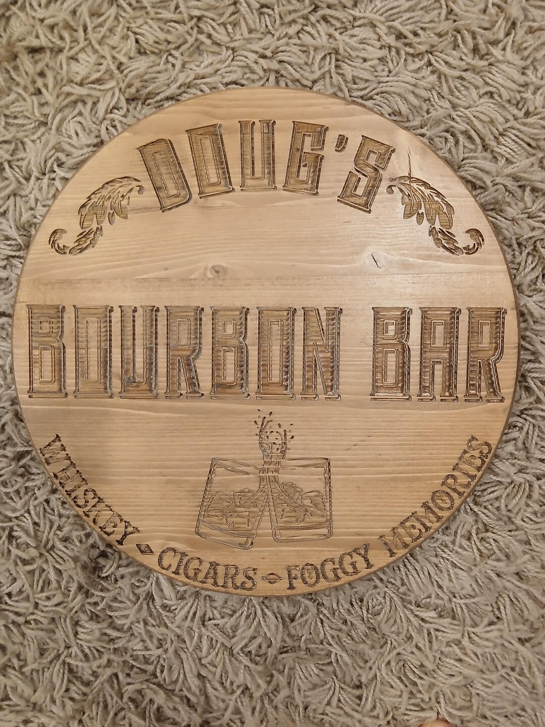 Custom Bar Sign. Bourbon, Whiskey Bar Sign. Fully Customizable Bar Sign ...