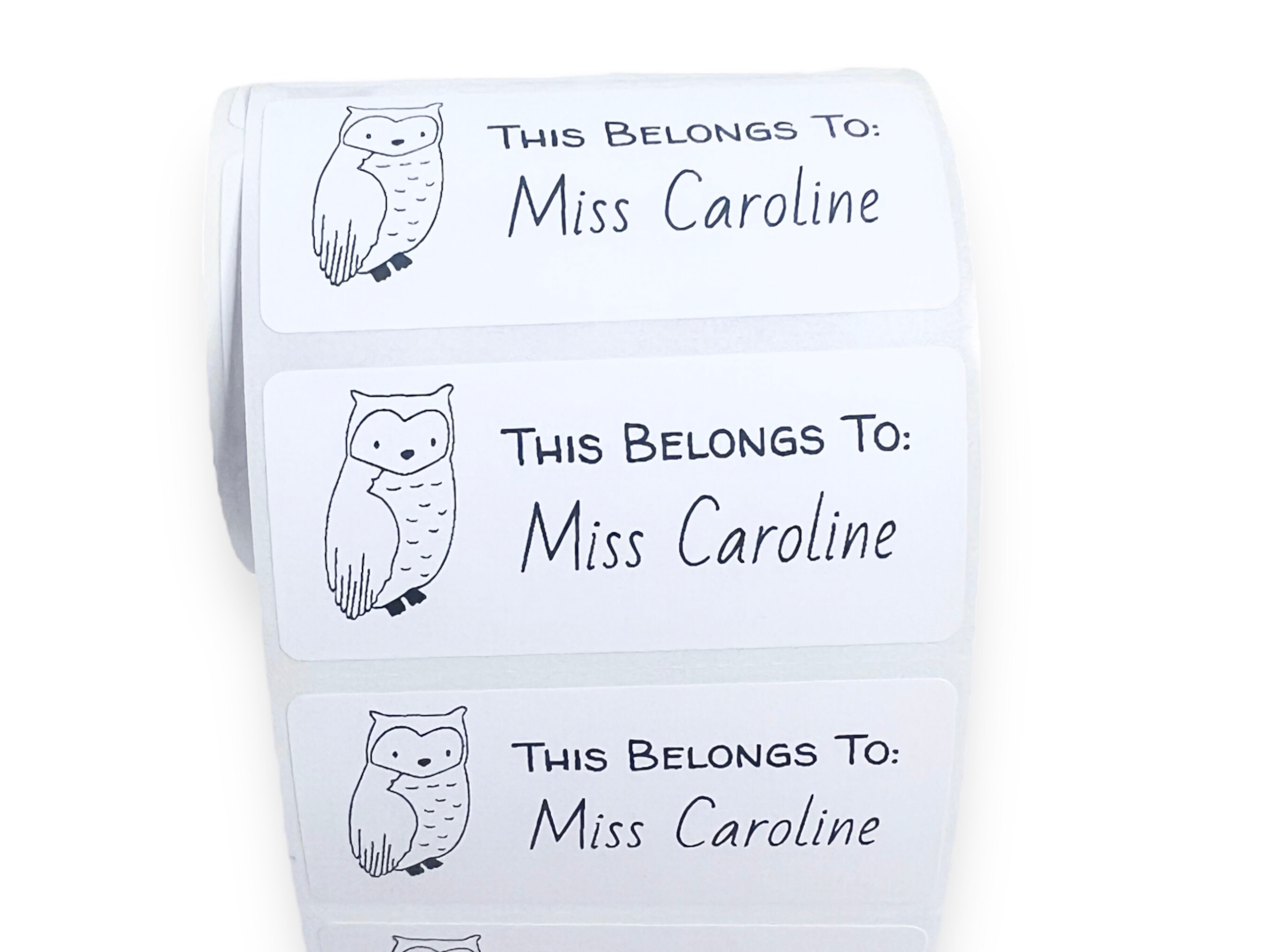 Teacher Labels, Book Stickers, Teacher Name, This Belongs to ...