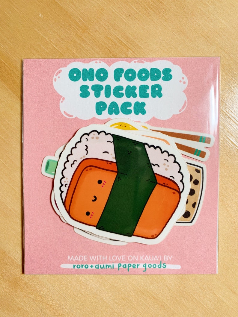 Ono Food Waterproof Glossy Vinyl Stickers-ono Foods Sticker - Etsy