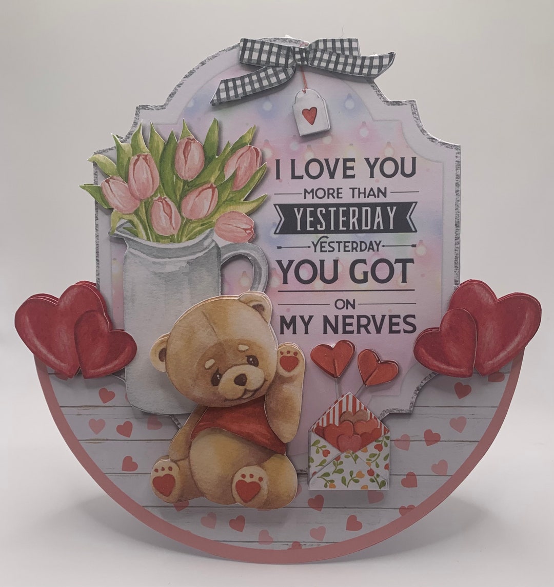 Homemade Valentine Rocking Card Funny or Sweet 3 Designs to Choose From ...