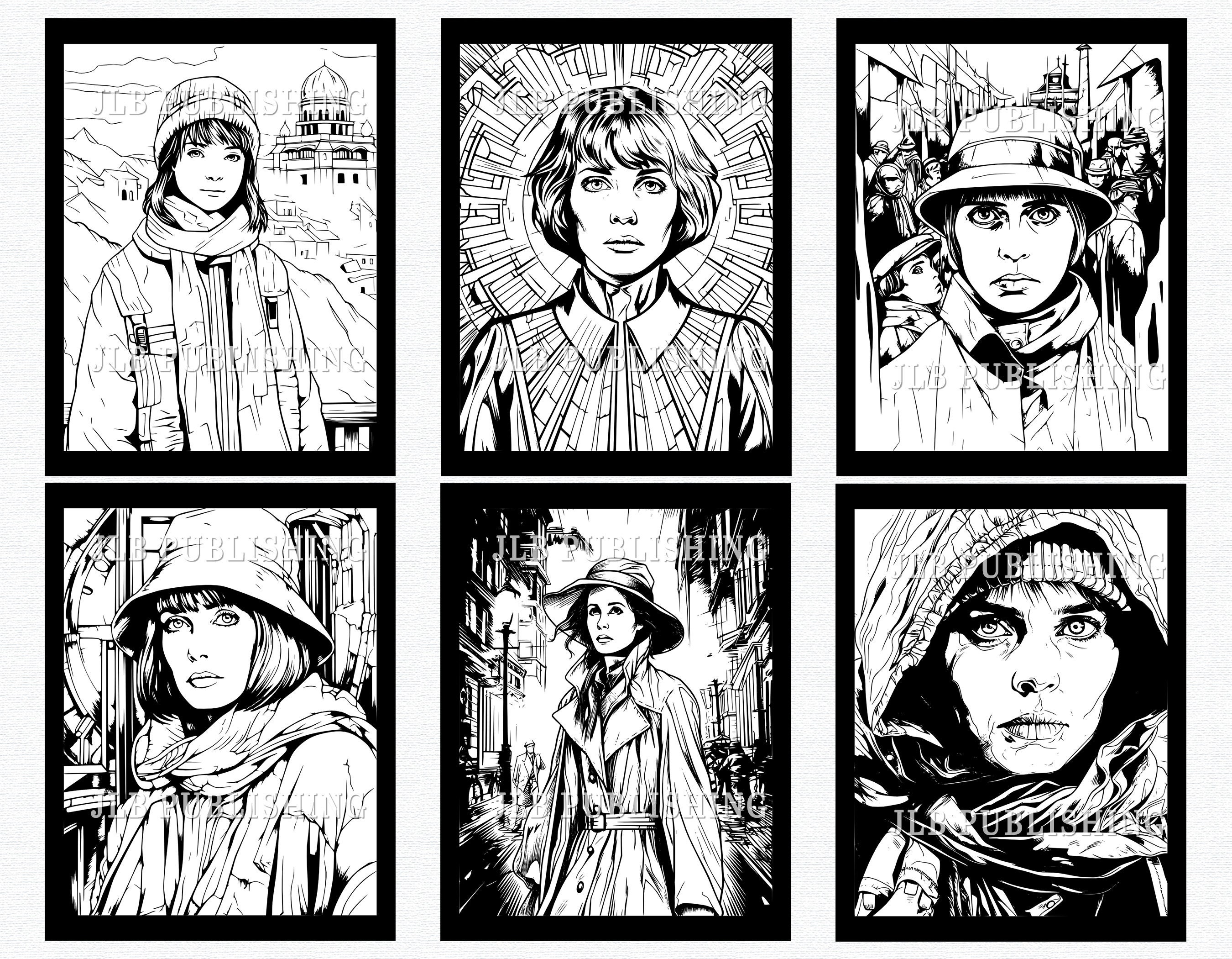 43 German Expressionism Coloring Pages | Adult Coloring Book Download ...