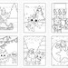 30 Christmas Coloring Pages Set 1, Christmas Printable, Christmas Games ...