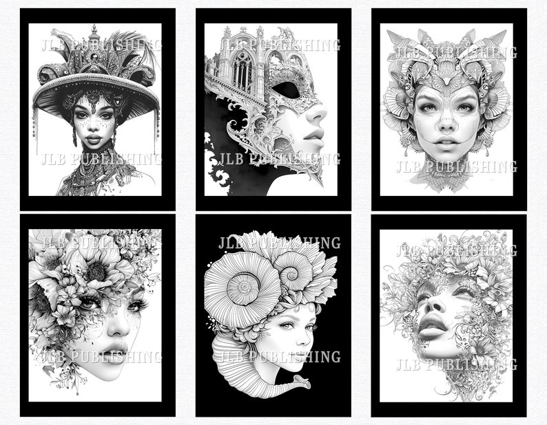 40 Whisper of Nature Coloring Pages Set 1 | Kid Coloring Book Download ...