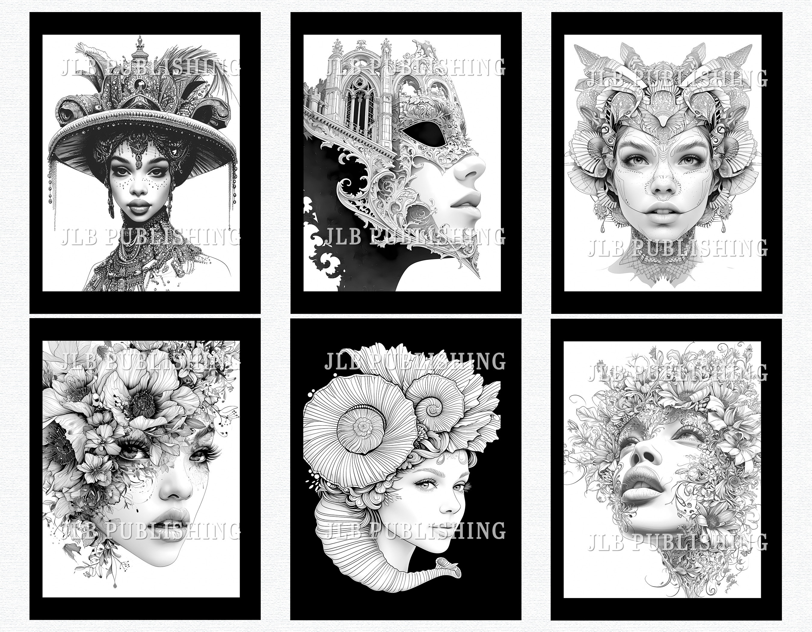 40 Whisper of Nature Coloring Pages Set 1 | Kid Coloring Book Download ...