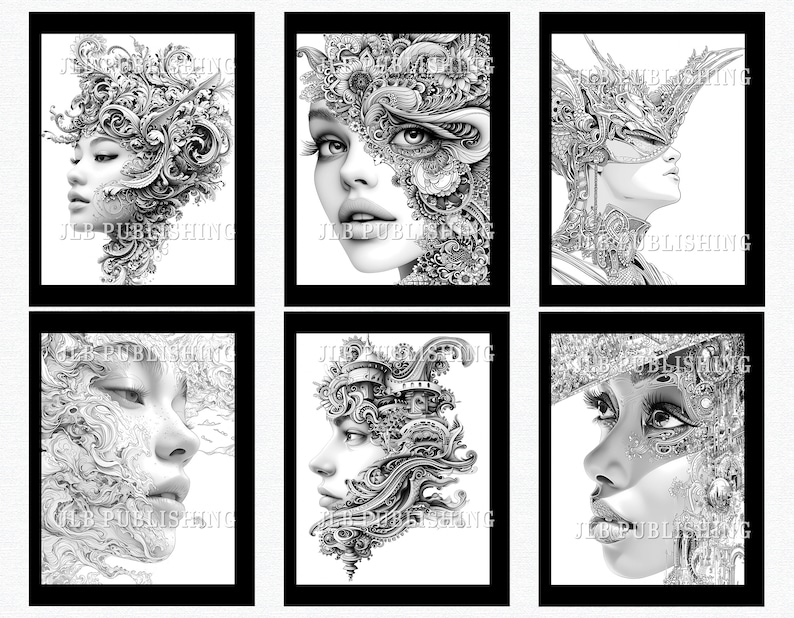 40 Whisper of Nature Coloring Pages Set 1 | Kid Coloring Book Download ...