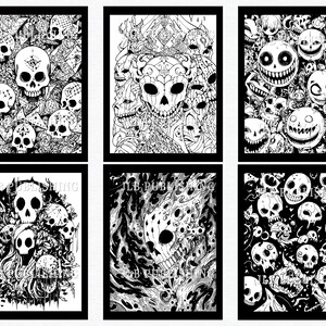 40 Anime Fright Night Coloring Pages Adult Coloring Book Download ...