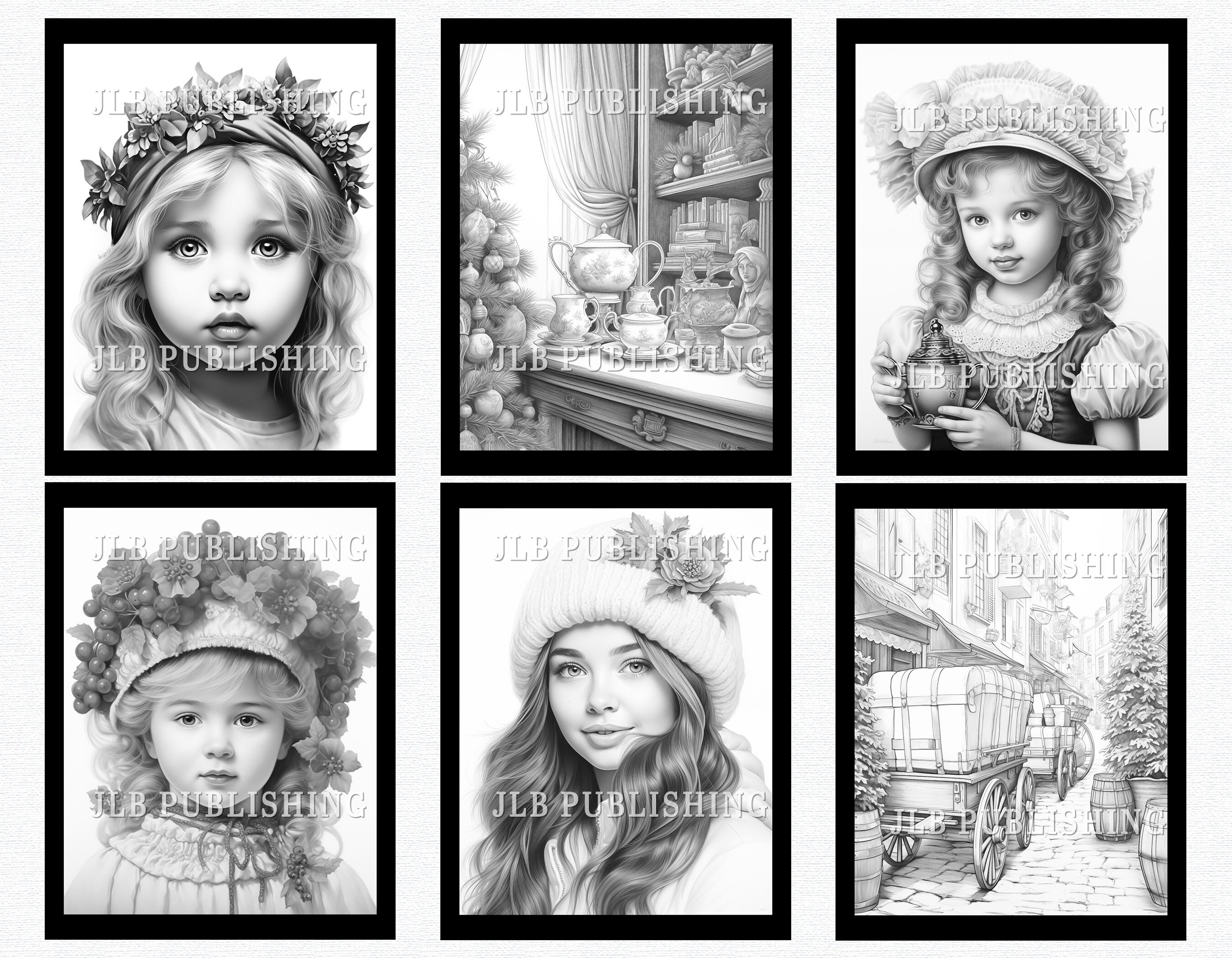 34 Timeless Tidings Coloring Pages Adult Coloring Book - Etsy