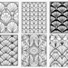 40 Art Deco Patterns Set 1 Coloring Pages | Adult Coloring Book ...