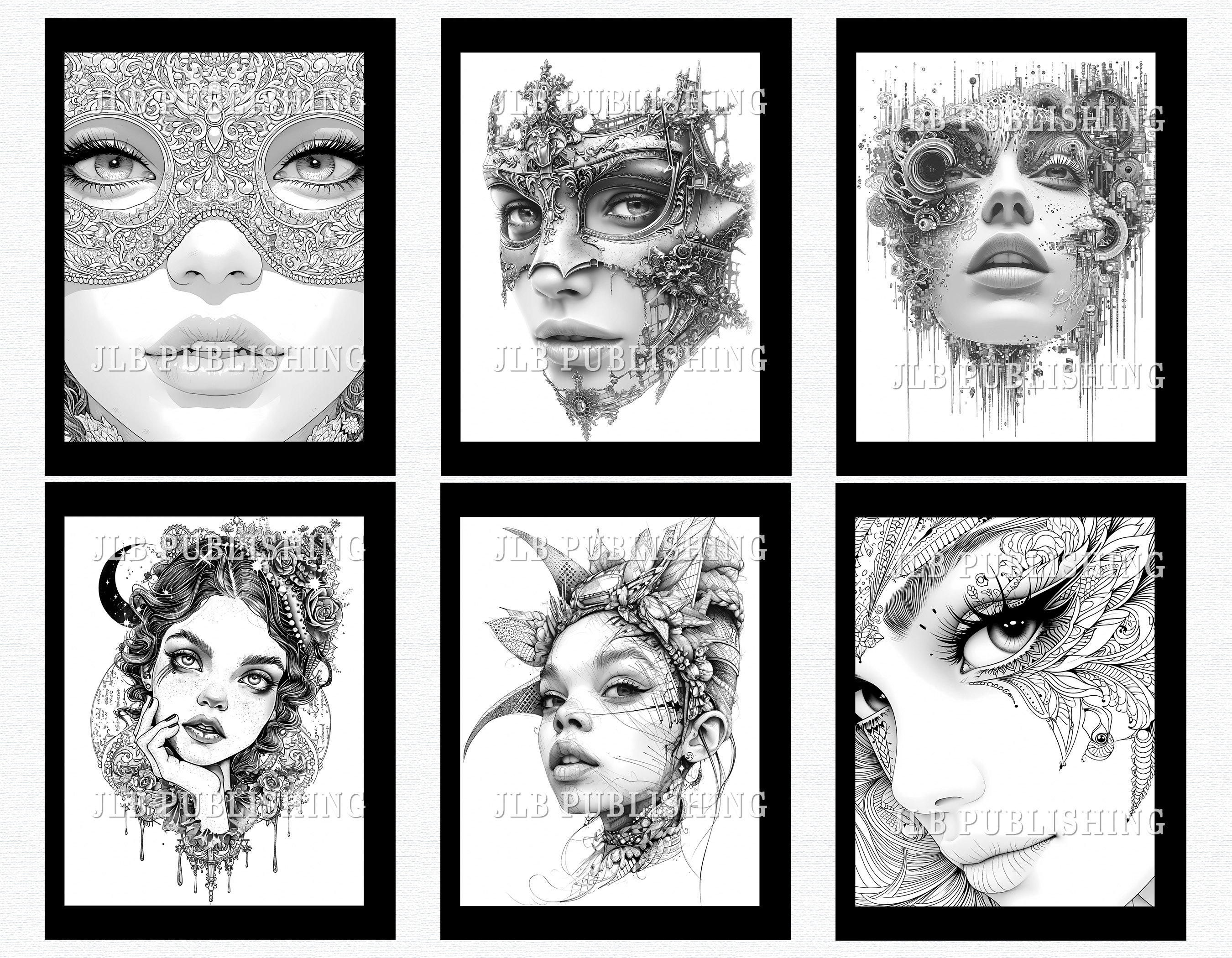 40 Whisper of Nature Coloring Pages Set 1 Kid Coloring Book Download ...