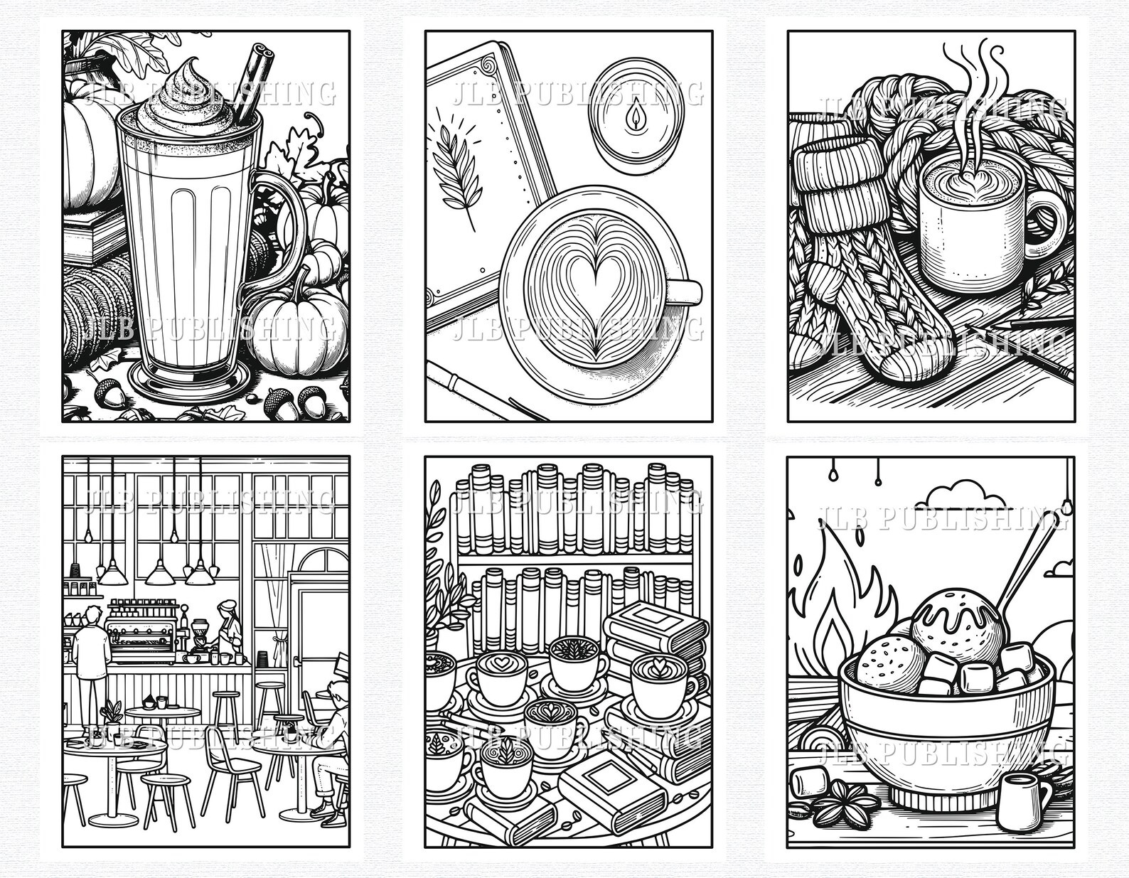 40 Java Journey Coffee Love Coloring Pages Adult Coloring Book Download ...