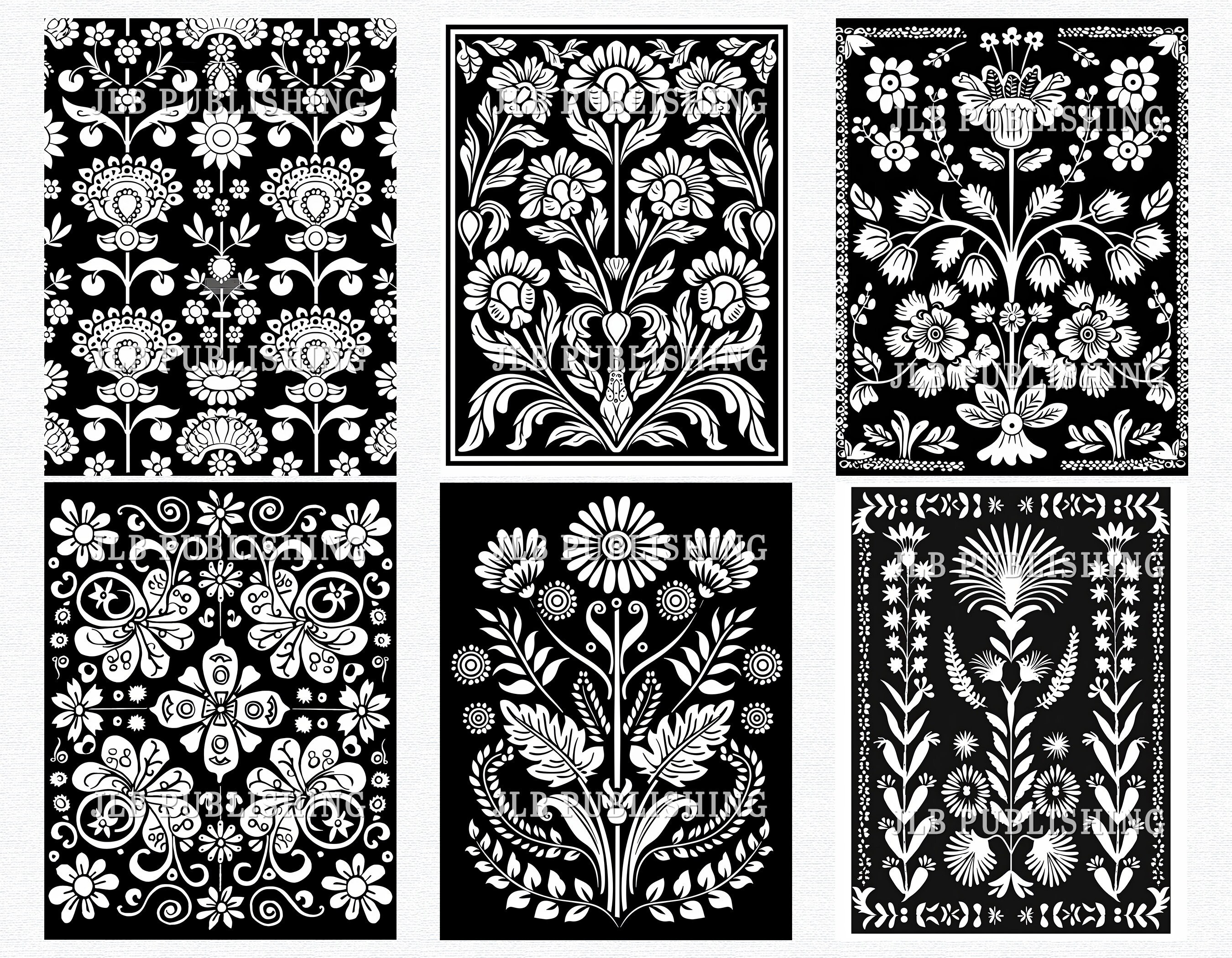 40 Ukrainian Folk Art Coloring Pages Adult Coloring Book Download ...