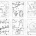 30 Christmas Coloring Pages Set 1, Christmas Printable, Christmas Games ...