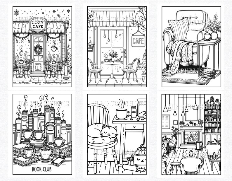 40 Java Journey Coffee Love Coloring Pages Adult Coloring Book Download ...