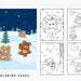 30 Christmas Coloring Pages Set 1, Christmas Printable, Christmas Games ...