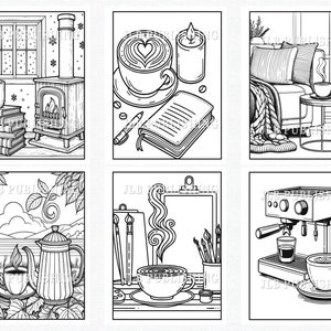 40 Java Journey Coffee Love Coloring Pages Adult Coloring Book Download ...