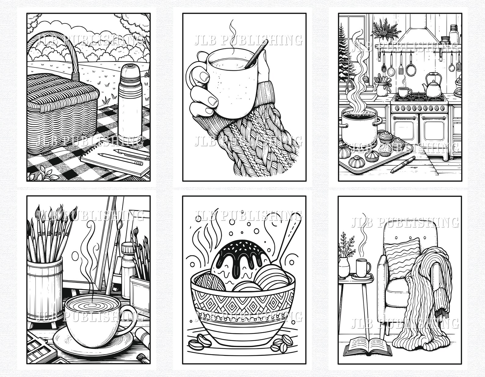 40 Java Journey Coffee Love Coloring Pages Adult Coloring Book Download ...