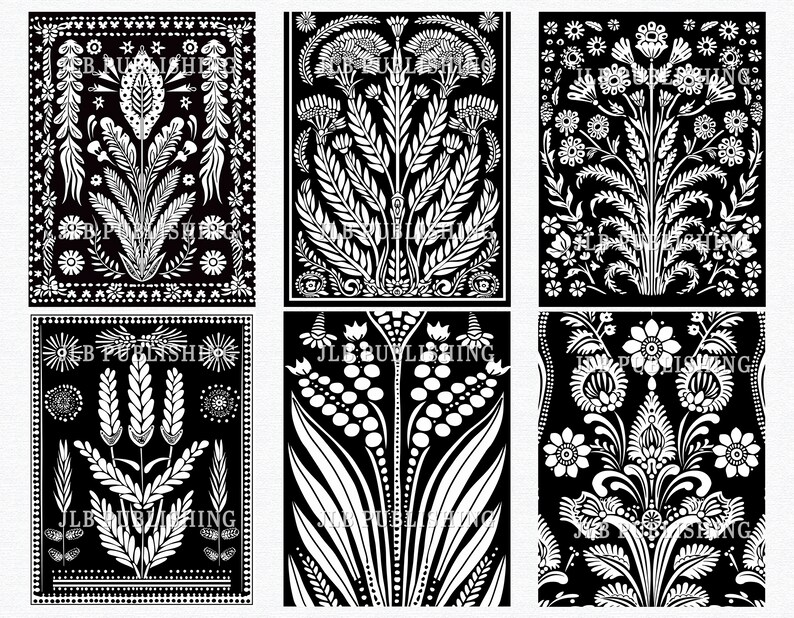 40 Ukrainian Folk Art Coloring Pages Adult Coloring Book Download ...