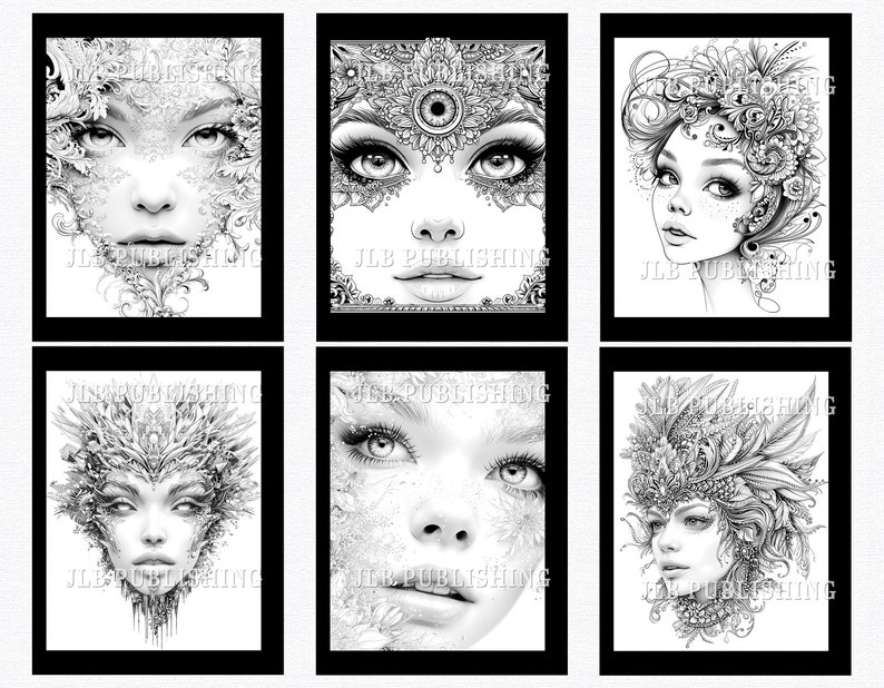 40 Whisper of Nature Coloring Pages Set 1 | Kid Coloring Book Download ...