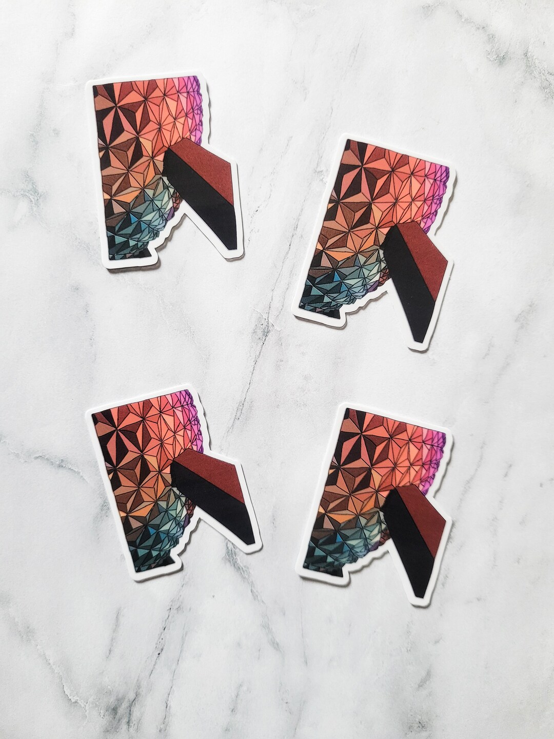 Epcot Sticker Spaceship Earth Park Sticker Epcot Ball - Etsy