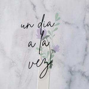 Un Dia A La Vez Sticker | One Day at A Time | Waterproof | Laptop Decal ...