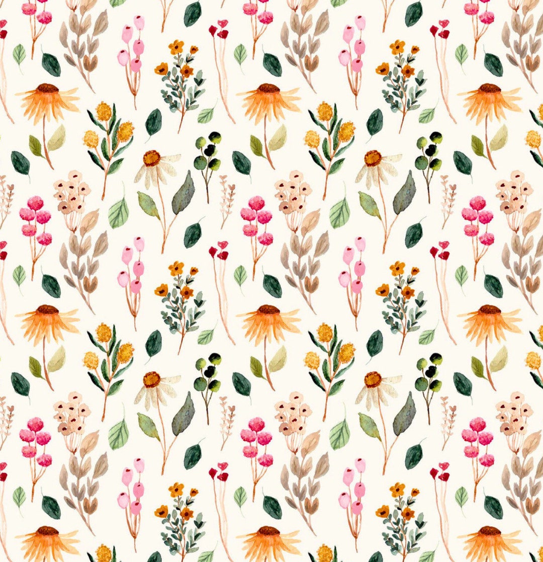 Wildflower Floral Water Soluble Clay Transfer Paper #F14, Spring Clay ...