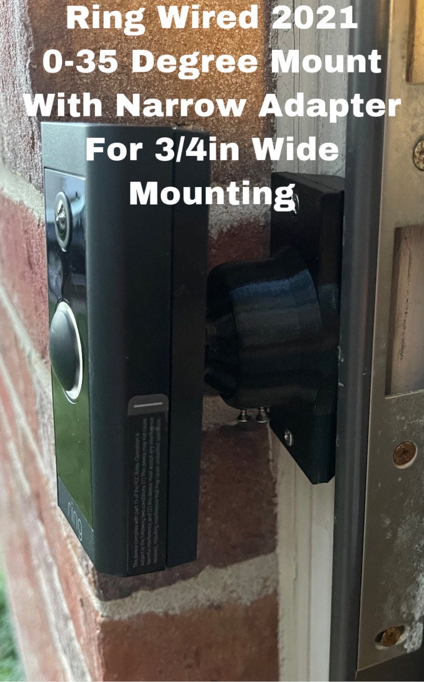 Home & Living Home Improvement Ring Doorbell Wired 2021 Swivel Mounting ...