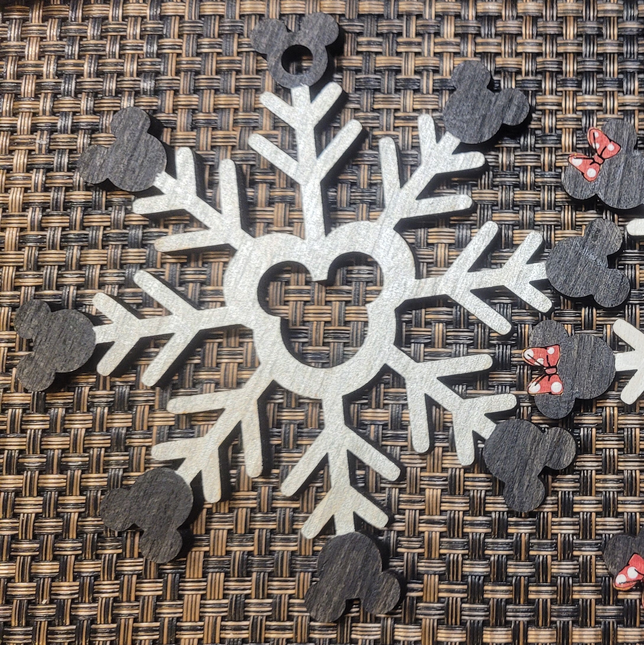 Mouse Snowflake Digital SVG File - Etsy