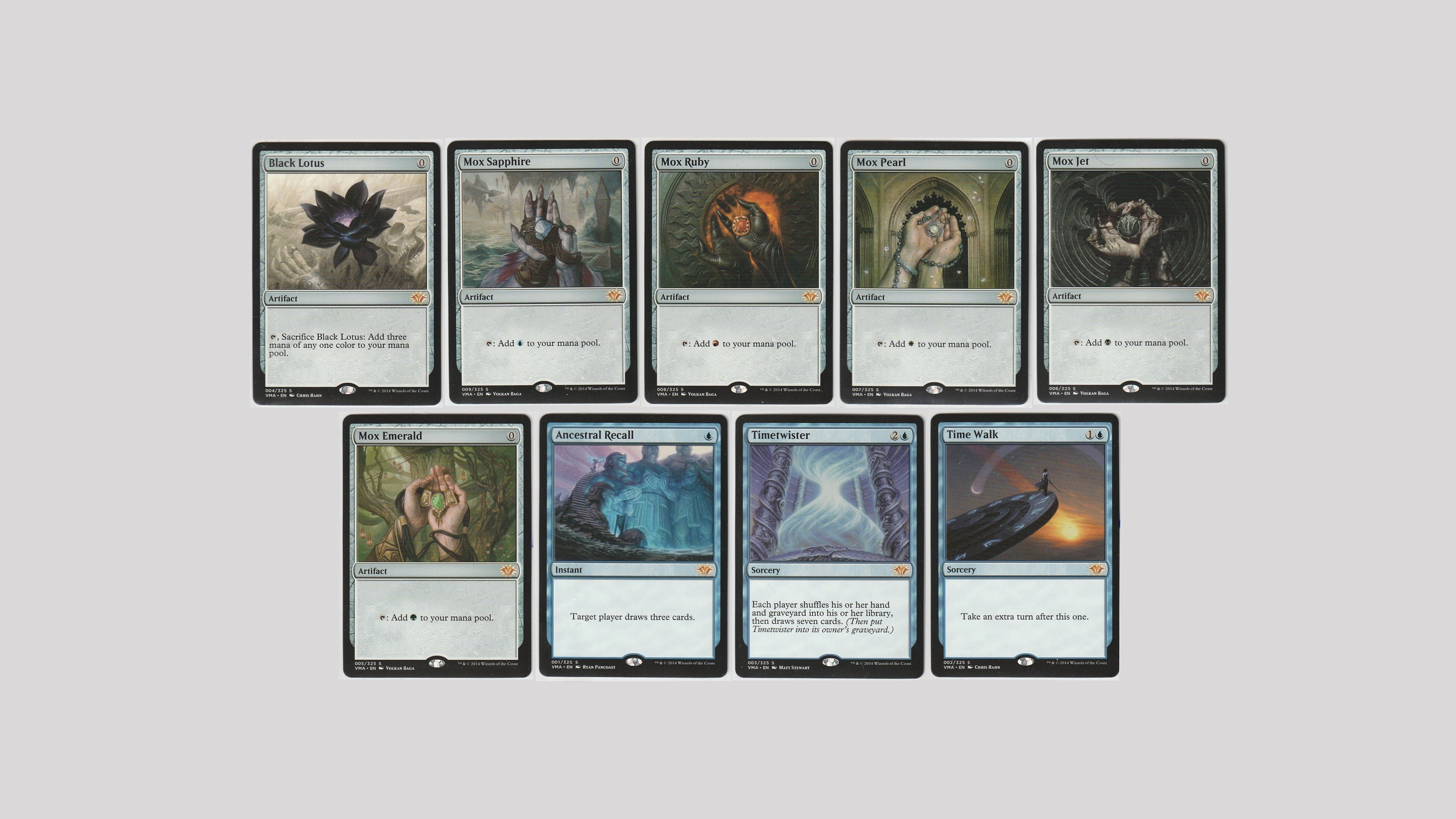 MTG Power Nine Card Set Version 2 | Etsy