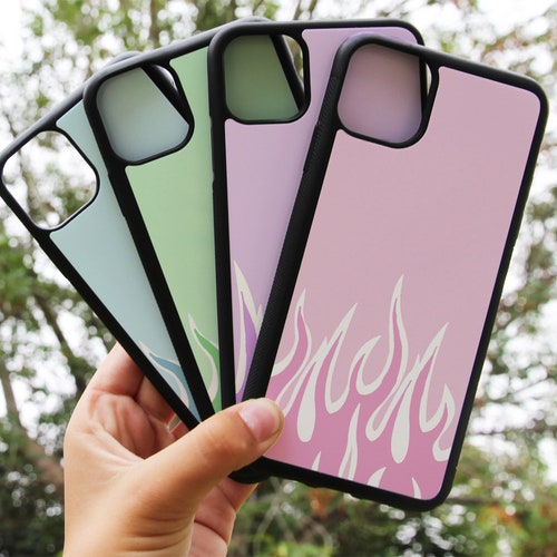 Fiery Flames Phone Case - Etsy