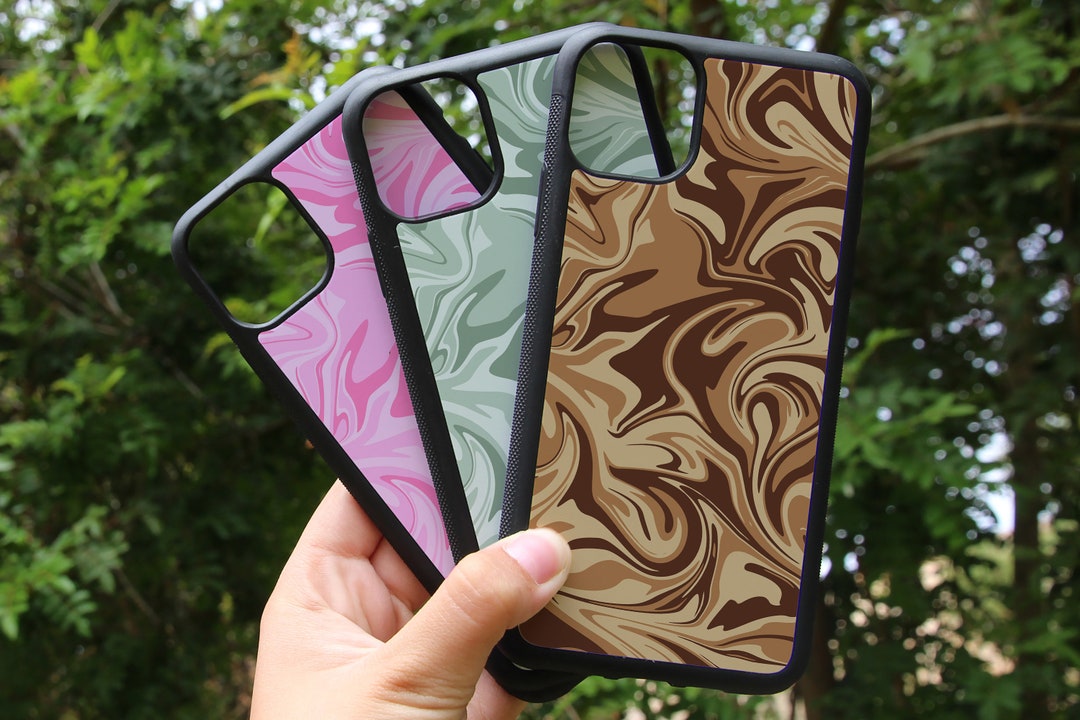 Y2K Marble Print Swirly Handyhülle - Etsy.de