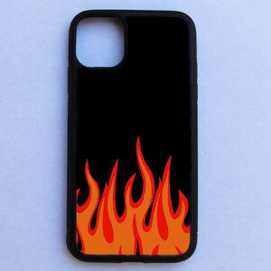 Fiery Flames Phone Case - Etsy