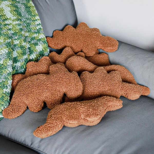 Dinosaur Nugget Pillow - Etsy
